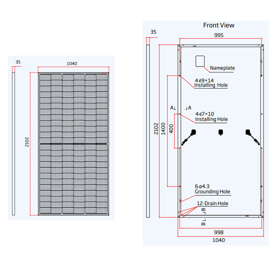 Trina 450W Solar Panel N type Mono PERC Silver Frame - MM Electrical ...